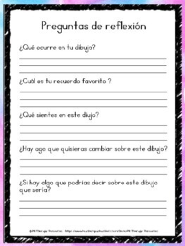 SPANISH VERSION -Favourite Memories Activity - Grief & Loss death ...
