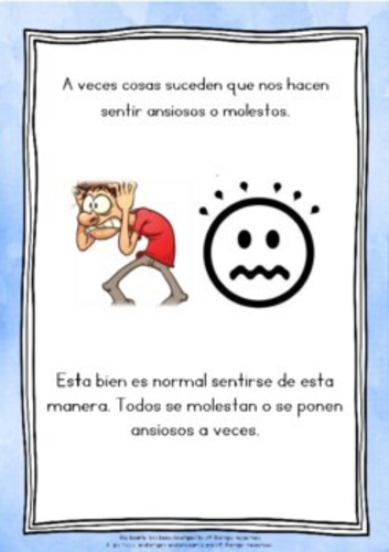 SPANISH VERSION - My Coping Skills Social Narrative - SPED | Teaching ...