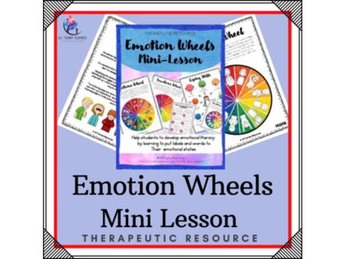 Emotion Feelings Wheels Lesson Craft - Social Emotional Learning ...