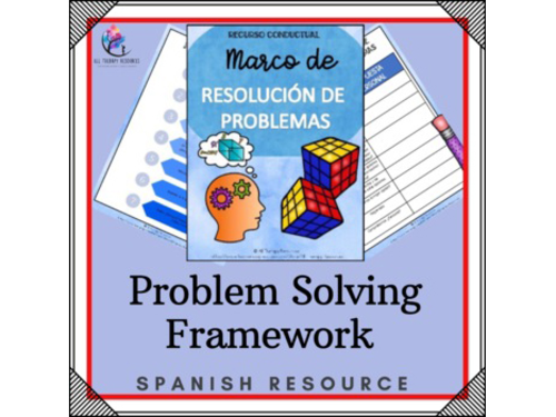 SPANISH VERSION Problem Solving Framework - Behaviour Strategy to Solve Problems | Teaching ...