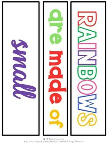 WE ARE A RAINBOW OF KINDNESS Craft & Bulletin Board | Anti Bullying ...