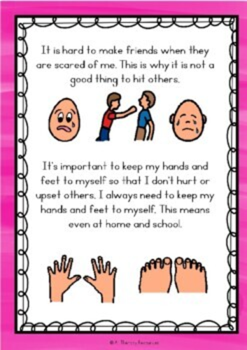 My Being Nice and Making Friends Social Narrative - Behaviour ...