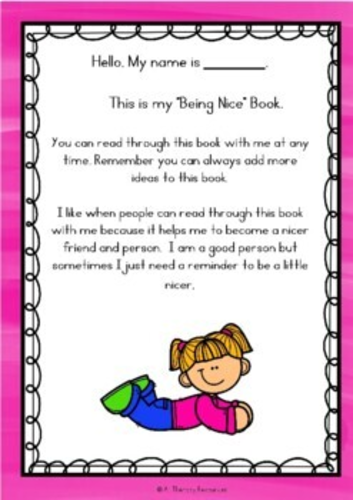 My Being Nice and Making Friends Social Narrative - Behaviour ...