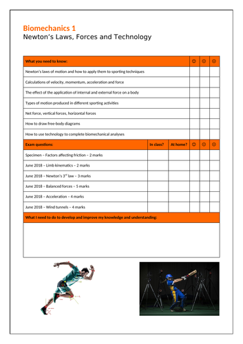 A Level PE - Biomechanical Principles | Teaching Resources