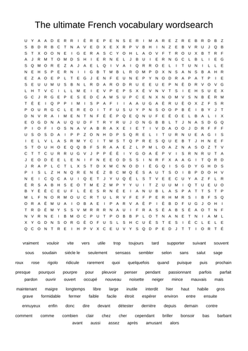 Ultimate French vocabulary wordsearch (Christmas and non-Christmas ...