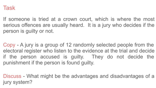 Criminal Justice System | Teaching Resources