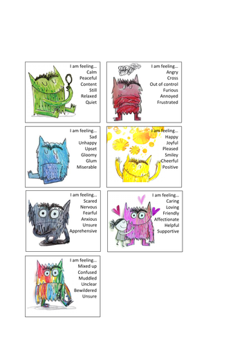 Colour Monster Lanyard Cards EYFS & SEN | Teaching Resources