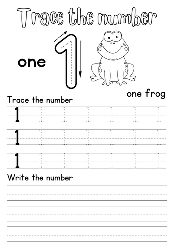 FREEBIE! Practice writing numbers 1,2, and 3. | Teaching Resources