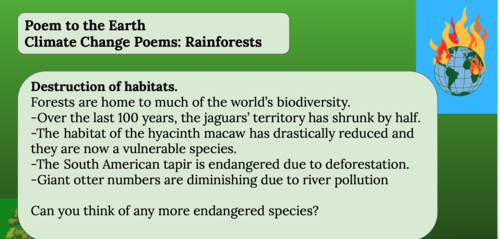 Climate Change Poetry KS2 | Teaching Resources