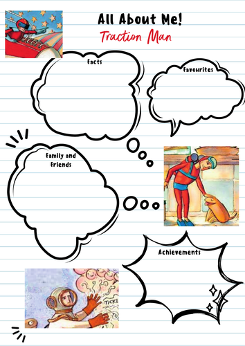Traction Man Comic and clothes activity | Teaching Resources