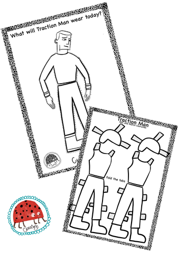 Traction Man Comic and clothes activity | Teaching Resources