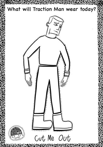 Traction Man Comic and clothes activity | Teaching Resources