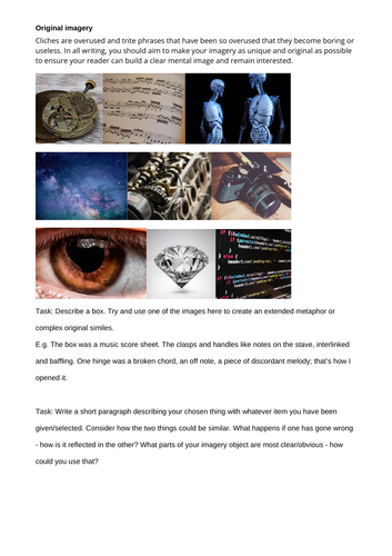 Imaginative writing - IGCSE Edexcel | Teaching Resources Imaginative writing - IGCSE Edexcel | Teaching Resources