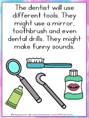 Dentist Social Narrative - SPED - Dental Hygiene | Teaching Resources