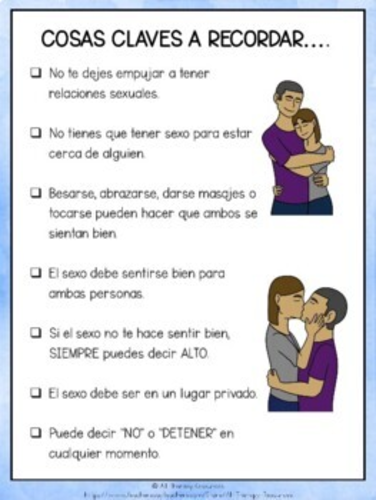 SPANISH Relationship and Sexuality Lesson 3 of 6 - Special Relationship ...