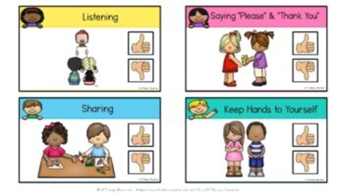 Learning My Manners Choice Cards - Social Skills SPED Autism Life ...