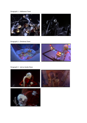 The Nightmare Before Christmas Media Study | Teaching Resources