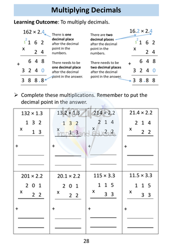 Decimals Workbook - Functional Skills Maths - Entry Level 3 | Teaching ...