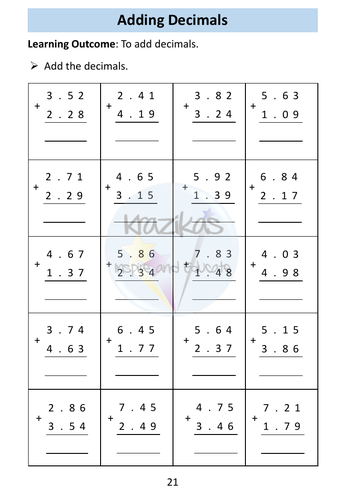Decimals Workbook - Functional Skills Maths - Entry Level 3 | Teaching ...