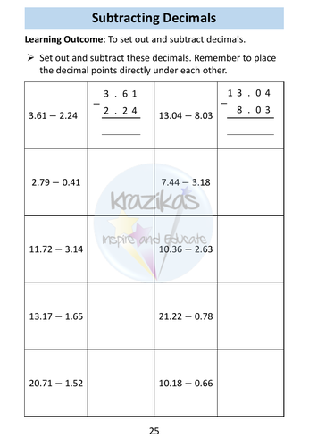 Decimals Workbook - Functional Skills Maths - Entry Level 3 | Teaching ...