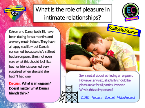 Pleasure intimate relationships PSHE | Teaching Resources