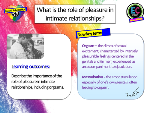 Pleasure intimate relationships PSHE | Teaching Resources