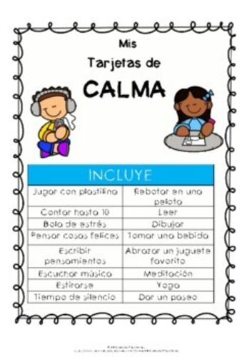 SPANISH VERSION - My Coping Skills Cards & Posters - behavior ...