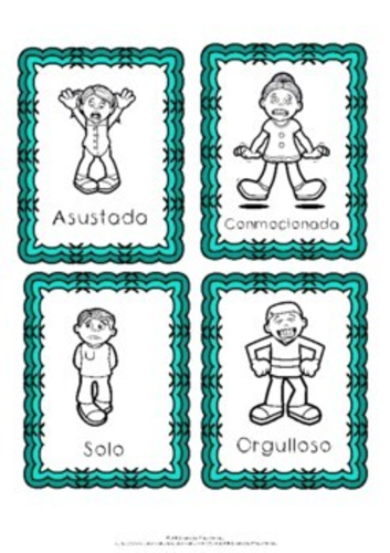 SPANISH VERSION - Feelings & Emotions Cards & Posters - behavior ...