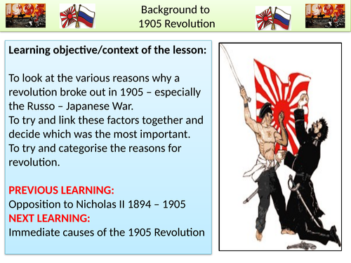 1905 Russian Revolution - Causes 1 - Focus on Russo-Japanese War ...