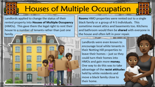 Housing in Notting Hill & Bruce Kenrick - Migrants in Britain - GCSE ...