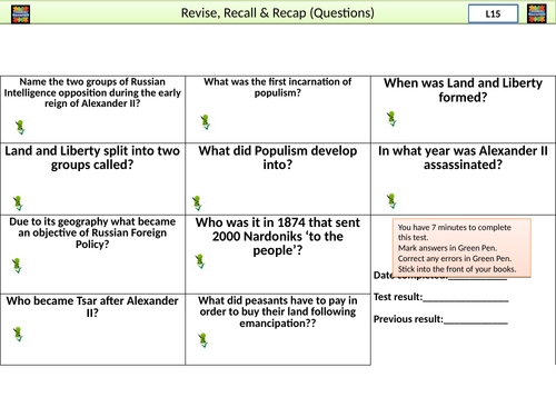 Alexander II - A Judgement. Were Alexander's reforms a success? What ...