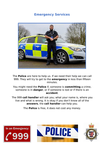 Police UK reading comprehension | Teaching Resources
