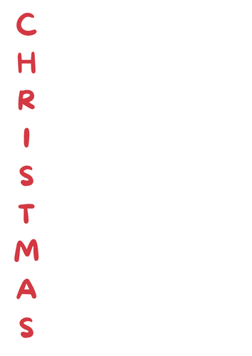 Christmas Acrostic Poems | Teaching Resources