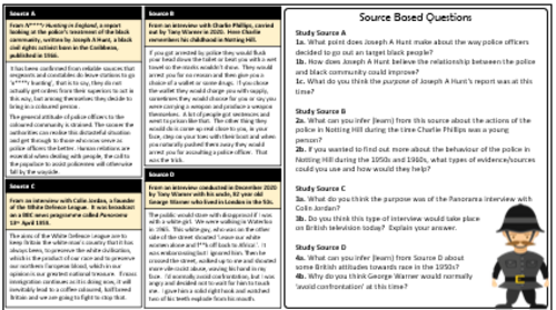 Racism & Policing in Notting Hill - Migrants in Britain - GCSE Edexcel ...