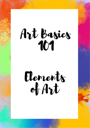 FREE Worksheets for Elements of Art Sketchbook | Teaching Resources