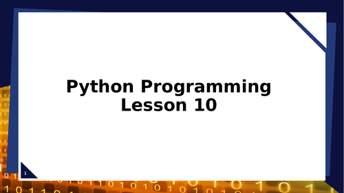 KS3 Computer Science Python Programming Unit Lessons | Teaching Resources