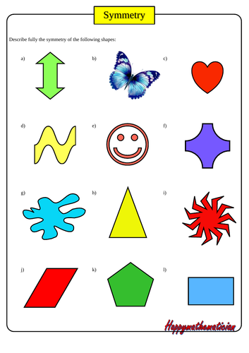 Describing Symmetry | Teaching Resources
