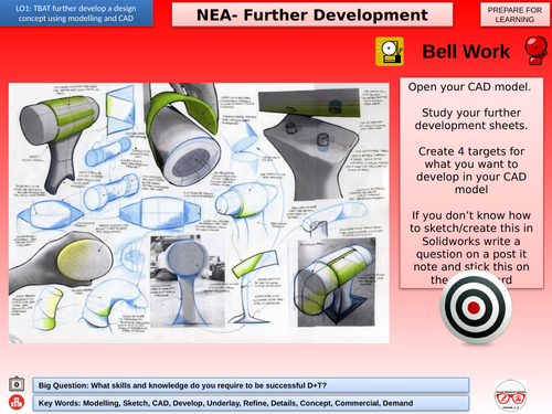 AS LEVEL NEA PRODUCT DESIGN /DESIGN AND TECHNOLOGY | Teaching Resources