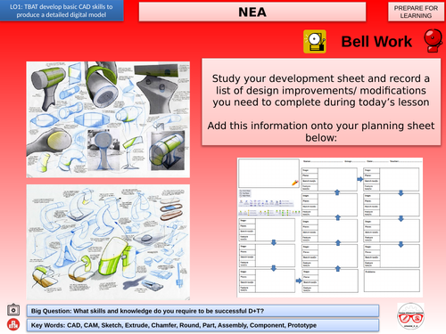 AS LEVEL NEA PRODUCT DESIGN /DESIGN AND TECHNOLOGY | Teaching Resources