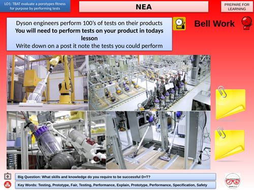 AS LEVEL NEA PRODUCT DESIGN /DESIGN AND TECHNOLOGY | Teaching Resources