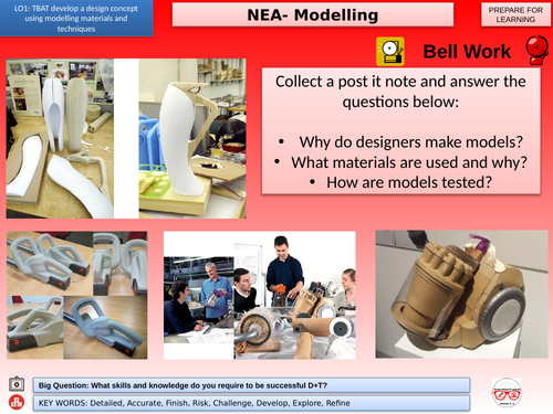 AS LEVEL NEA PRODUCT DESIGN /DESIGN AND TECHNOLOGY | Teaching Resources