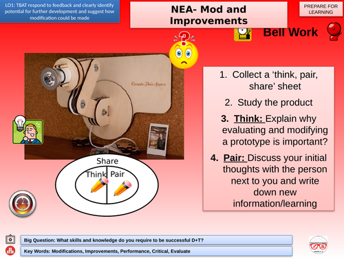 AS LEVEL NEA PRODUCT DESIGN /DESIGN AND TECHNOLOGY | Teaching Resources