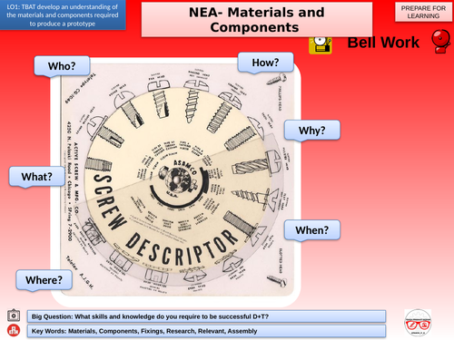 AS LEVEL NEA PRODUCT DESIGN /DESIGN AND TECHNOLOGY | Teaching Resources
