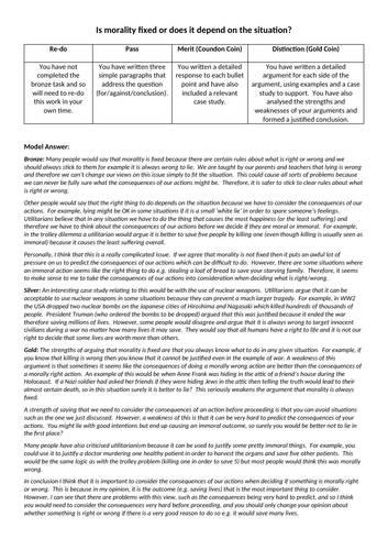 Ethics, War and Peace | Teaching Resources