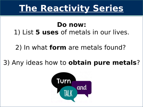 Metals - CIE IGCSE Chemistry Lesson PowerPoints | Teaching Resources