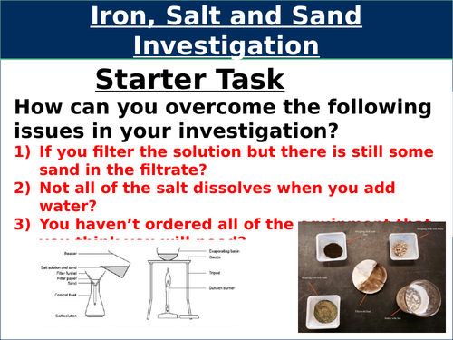 Experimental techniques and chemical analysis - CIE IGCSE Chemistry ...