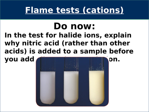Experimental techniques and chemical analysis - CIE IGCSE Chemistry ...