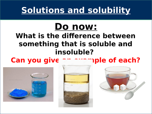 Experimental techniques and chemical analysis - CIE IGCSE Chemistry ...
