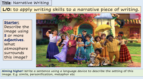 Encanto Creative Writing | Teaching Resources