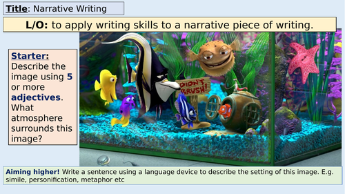 Finding Nemo creative writing | Teaching Resources